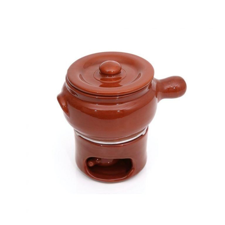 Rechaud + Panela de barro – 1,2 L – PP (fondue c/cabo) – Loctok